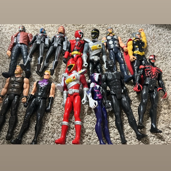 Toys | Action Figures Power Rangers Spiderman Thor Etc | Poshmark